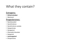 Oral Contraceptive Pills (OCP) | PPTX