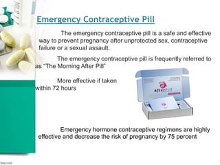 OCP (Oral Contraceptive Pills) | PPTX