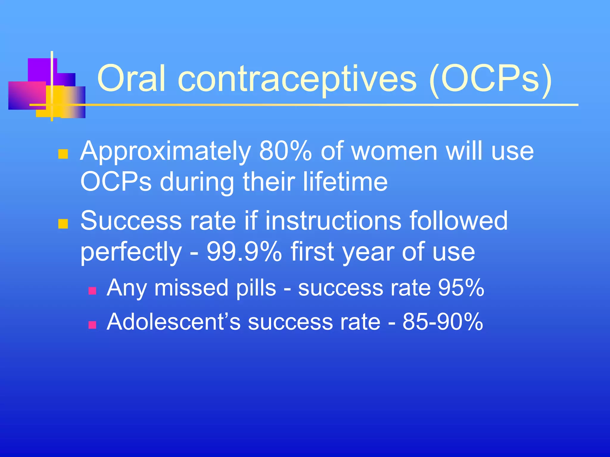 ORAL CONTRACEPTIVE PILLS | PPT
