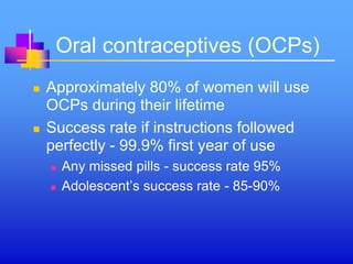 ORAL CONTRACEPTIVE PILLS | PPT