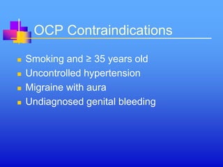 ORAL CONTRACEPTIVE PILLS | PPT