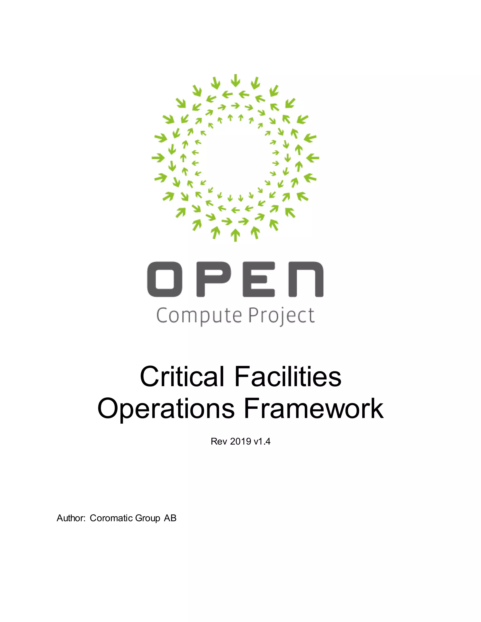 Ocp cfops-framework.2019v1.4 | PDF