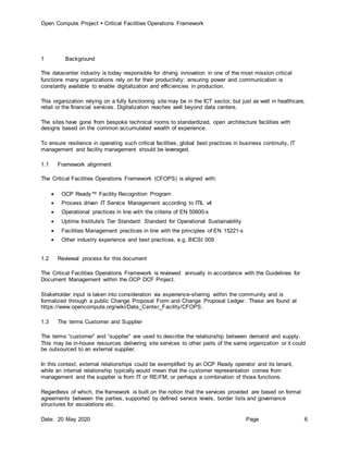 Ocp cfops-framework.2019v1.4 | PDF