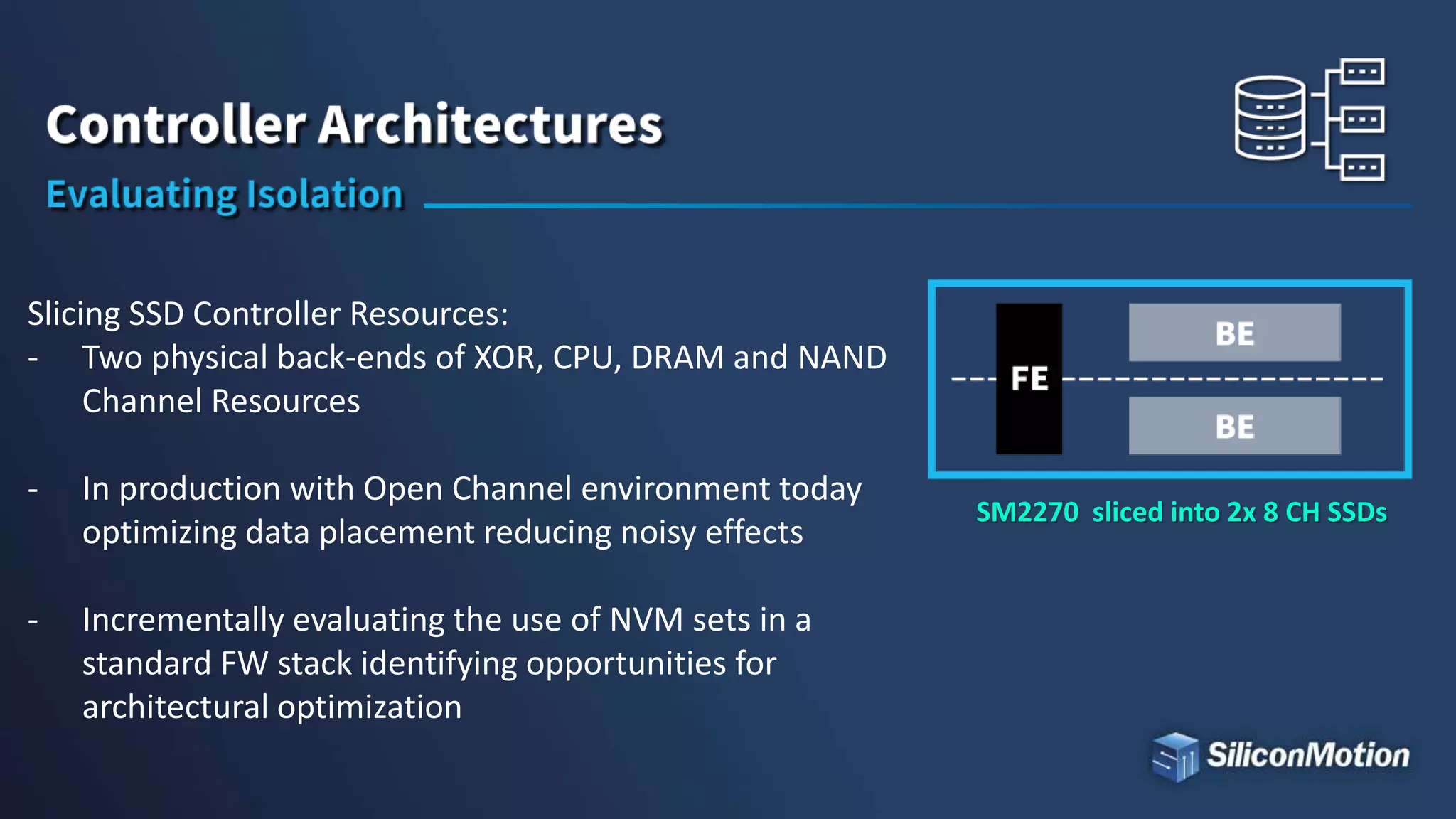 Silicon Motion SSD controllers solution for data center | PPT