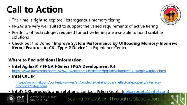 Intel: CXL Enabled Heterogeneous Active Memory Tiering | PPTX