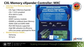 CXL Controller by Montage Technology | PPTX