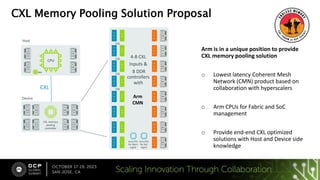 Arm: Enabling CXL devices within the Data Center with Arm Solutions | PPTX