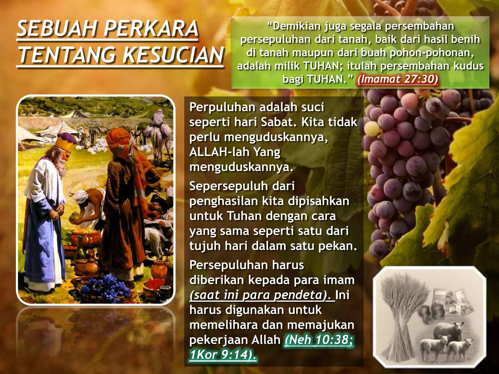 Pelajaran sekolah sabat ke 7 triwulan 1 2018 | PPTX