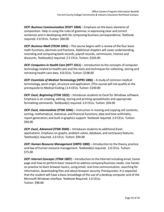 Ocp Booklet June 2015 | PPTX