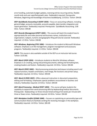 Ocp Booklet June 2015 | PPTX