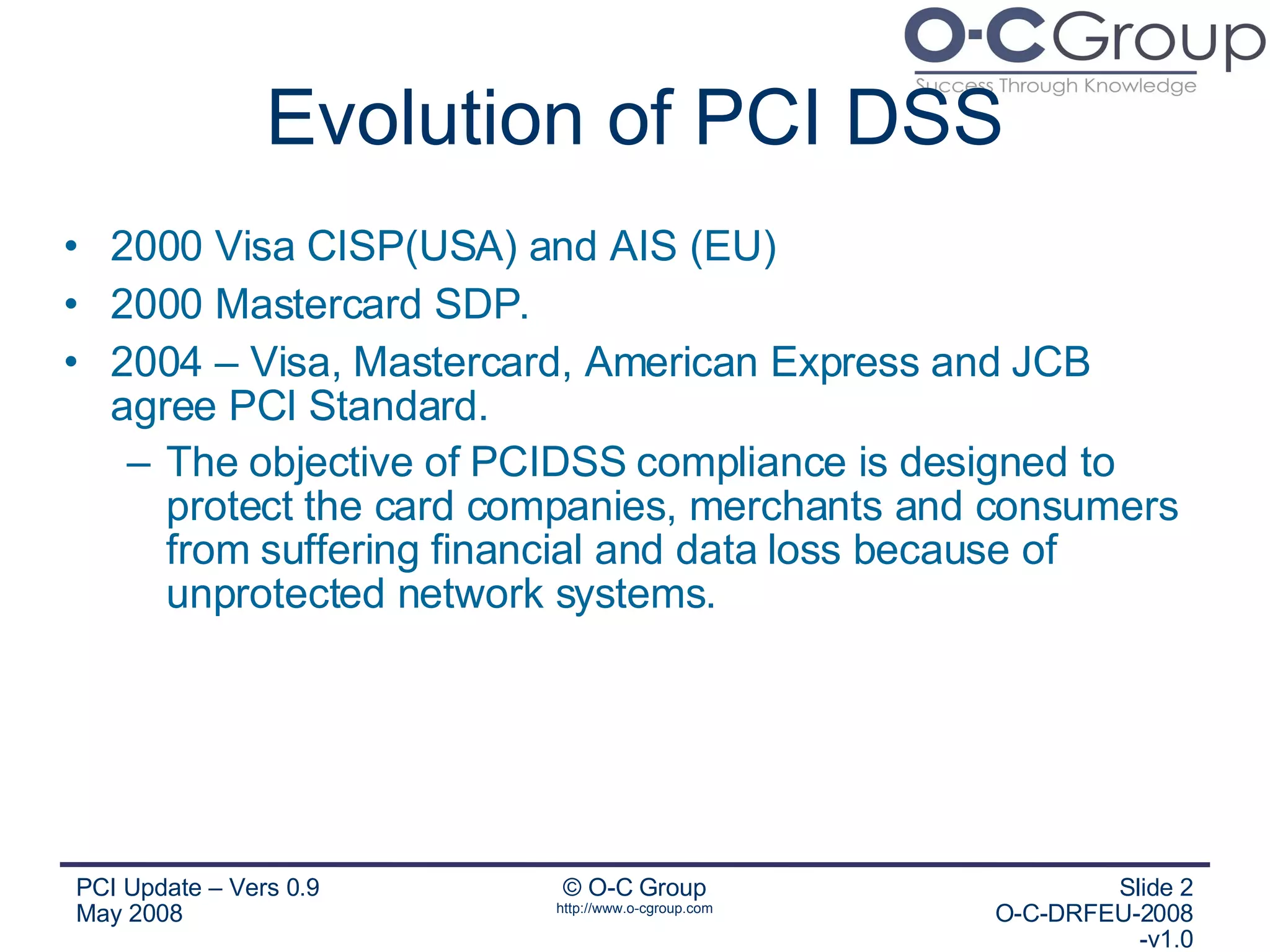 PCI DSS Certification | PPT