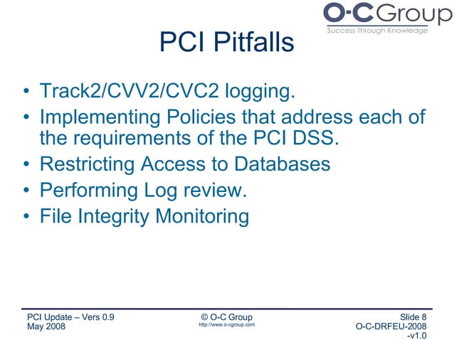 PCI DSS Certification | PPT