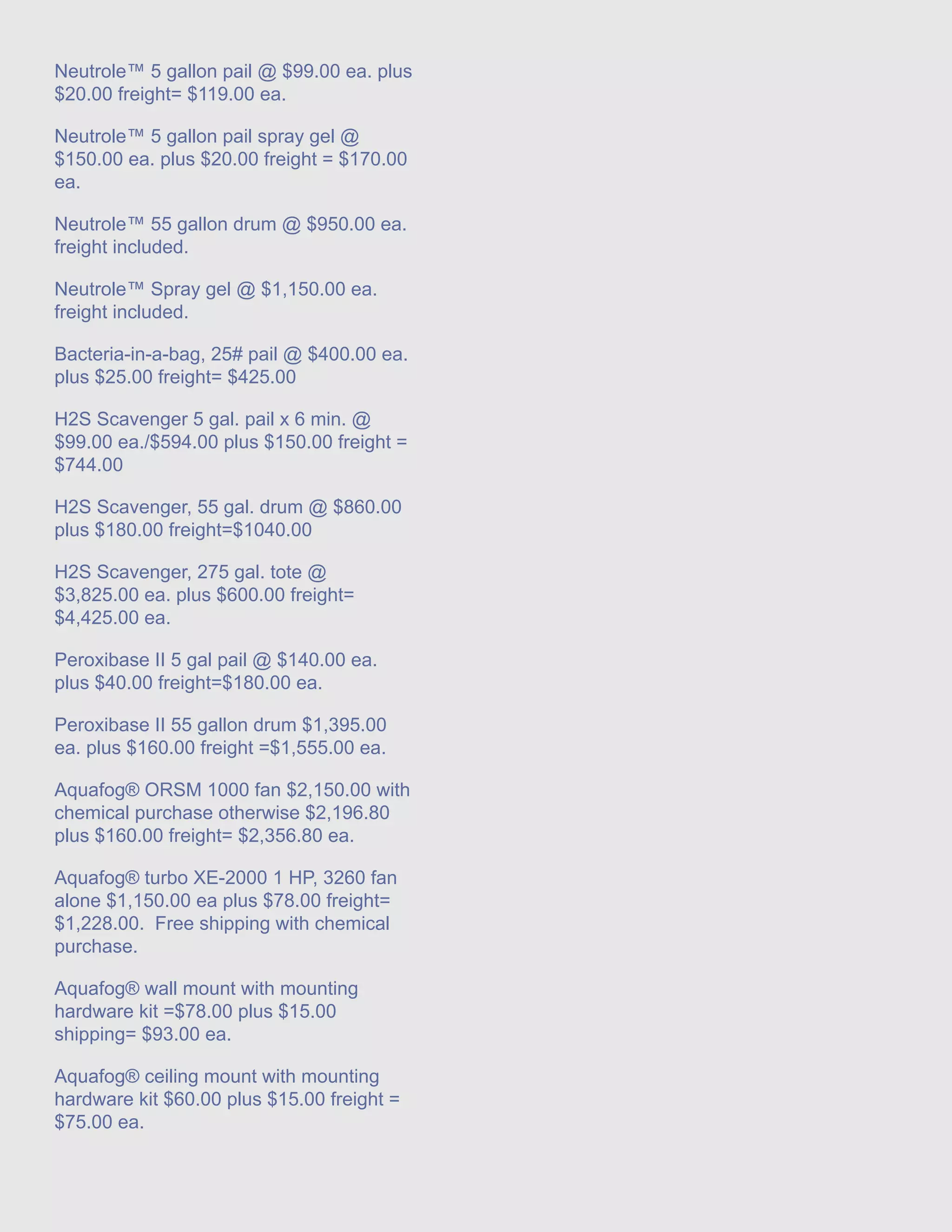 OCP&E 2013 summer sales catalog with order form | PDF