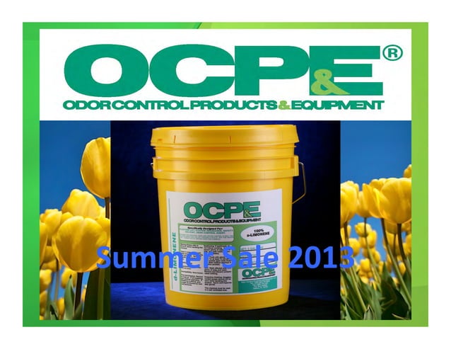 OCP&E 2013 summer sales catalog with order form | PDF