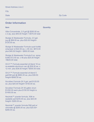 OCP&E 2013 summer sales catalog with order form | PPT