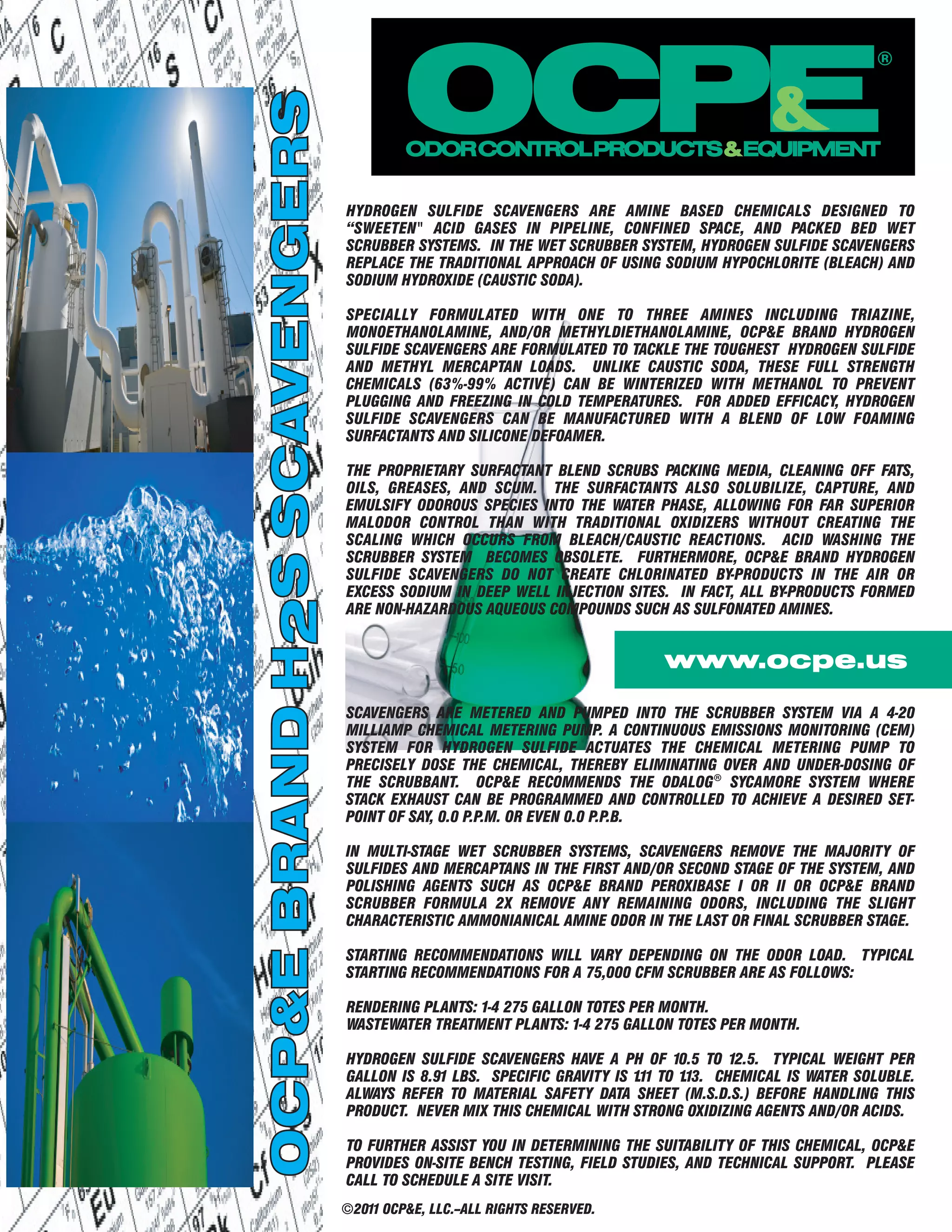 OCP&E Wet Scrubber Chemicals for Odor Control | PDF