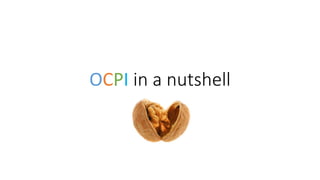 Ocpi in a nutshell | PPTX