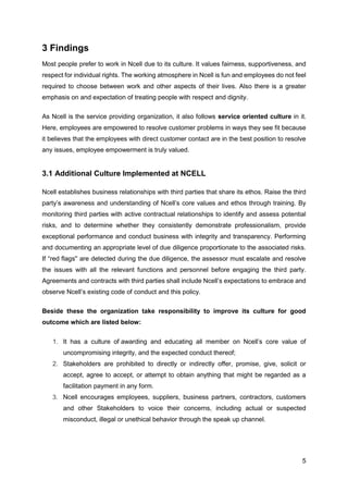 A Report on Organizational Culture of NCELL | PDF