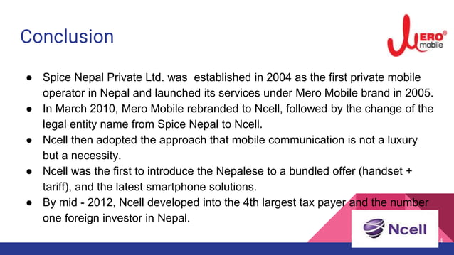 Presentation on Organizational Culture of NCELL | PPTX