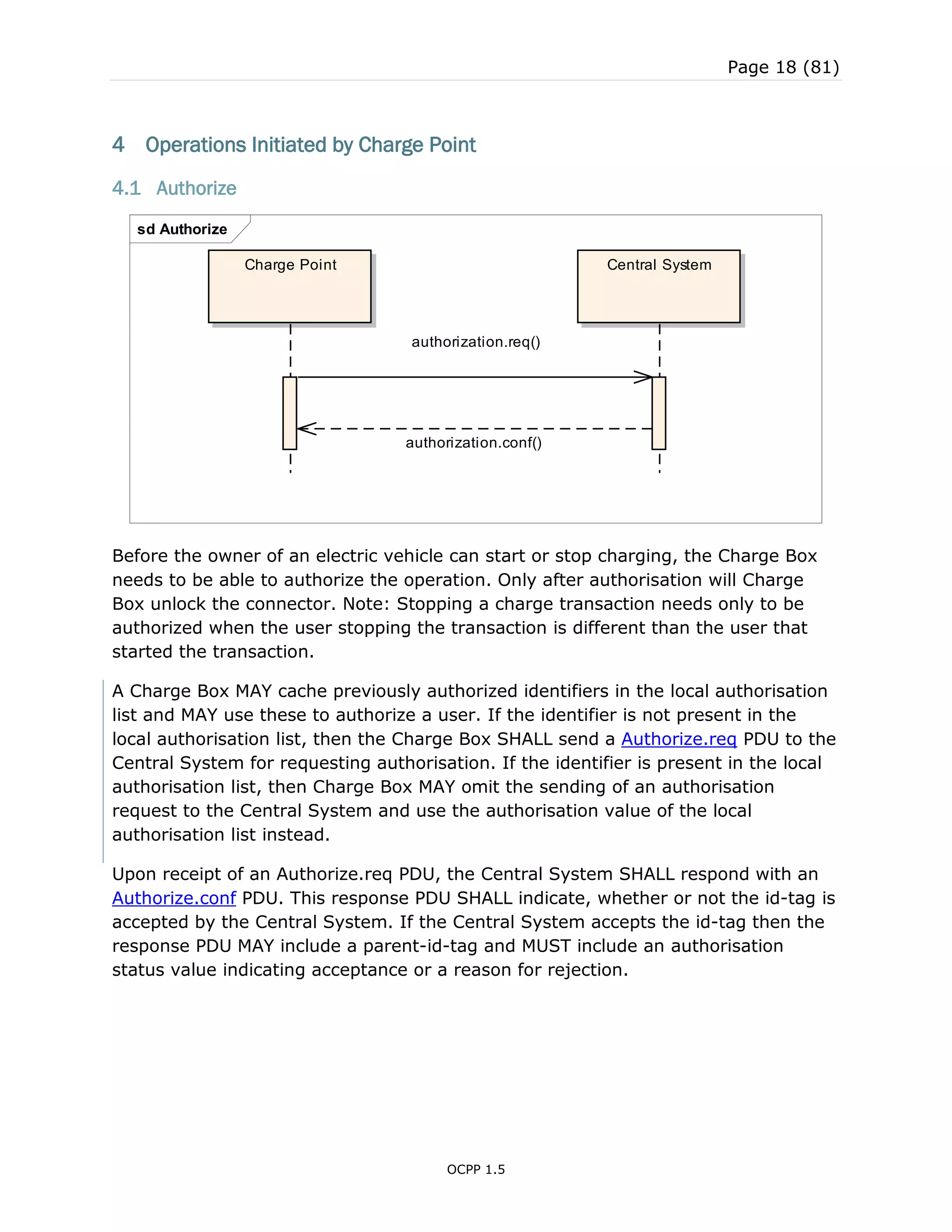 Ocpp specification 1.5_final | PDF