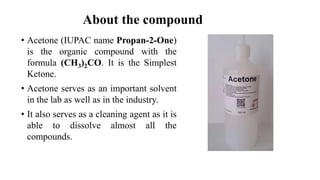 Acetone | PPTX