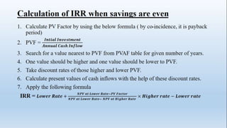 Economic Analysis Technique : Energy Conservation & Management | PPTX ...