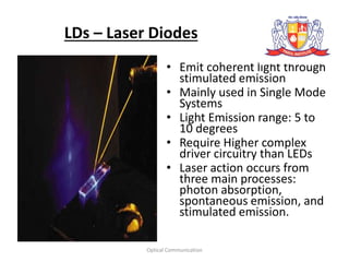 Oc ppt(38,39,40) optical sources | PPTX