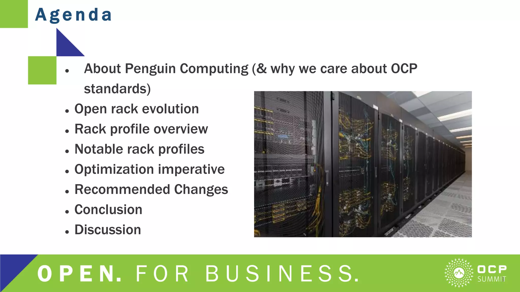 Ocp recommended profiles for next generation OCP Racks | PPTX