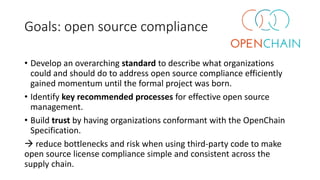 OpenChain at EOLE 2017 | PPT