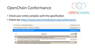 OpenChain at EOLE 2017 | PPT