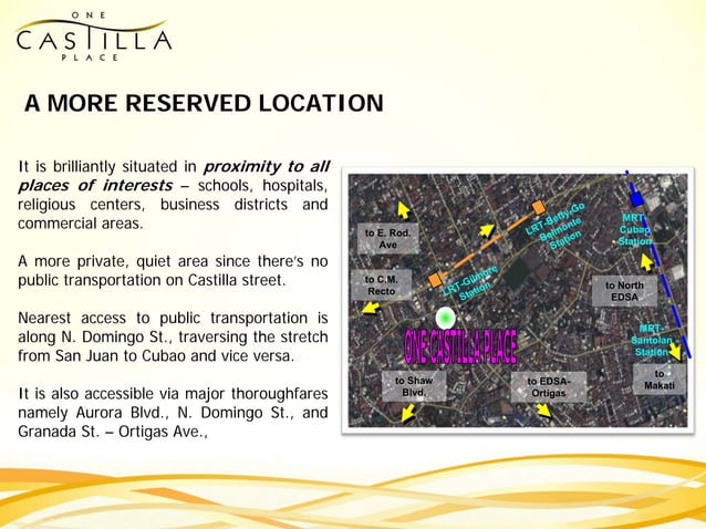 One Castilla Place (OCP) | PDF