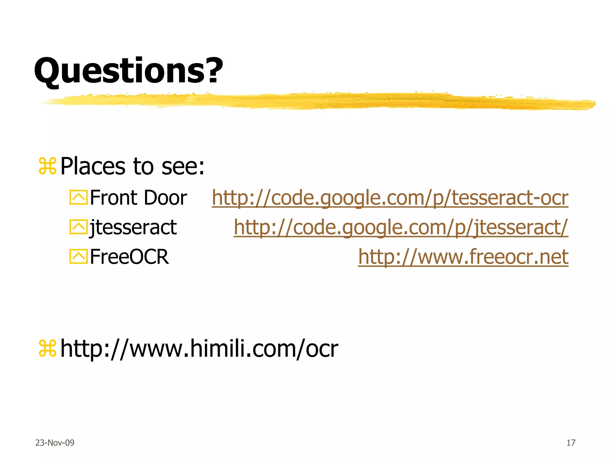 Lessons from Indic OCR Development | PPTX