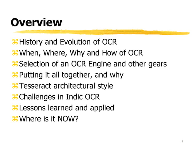Lessons from Indic OCR Development | PPTX