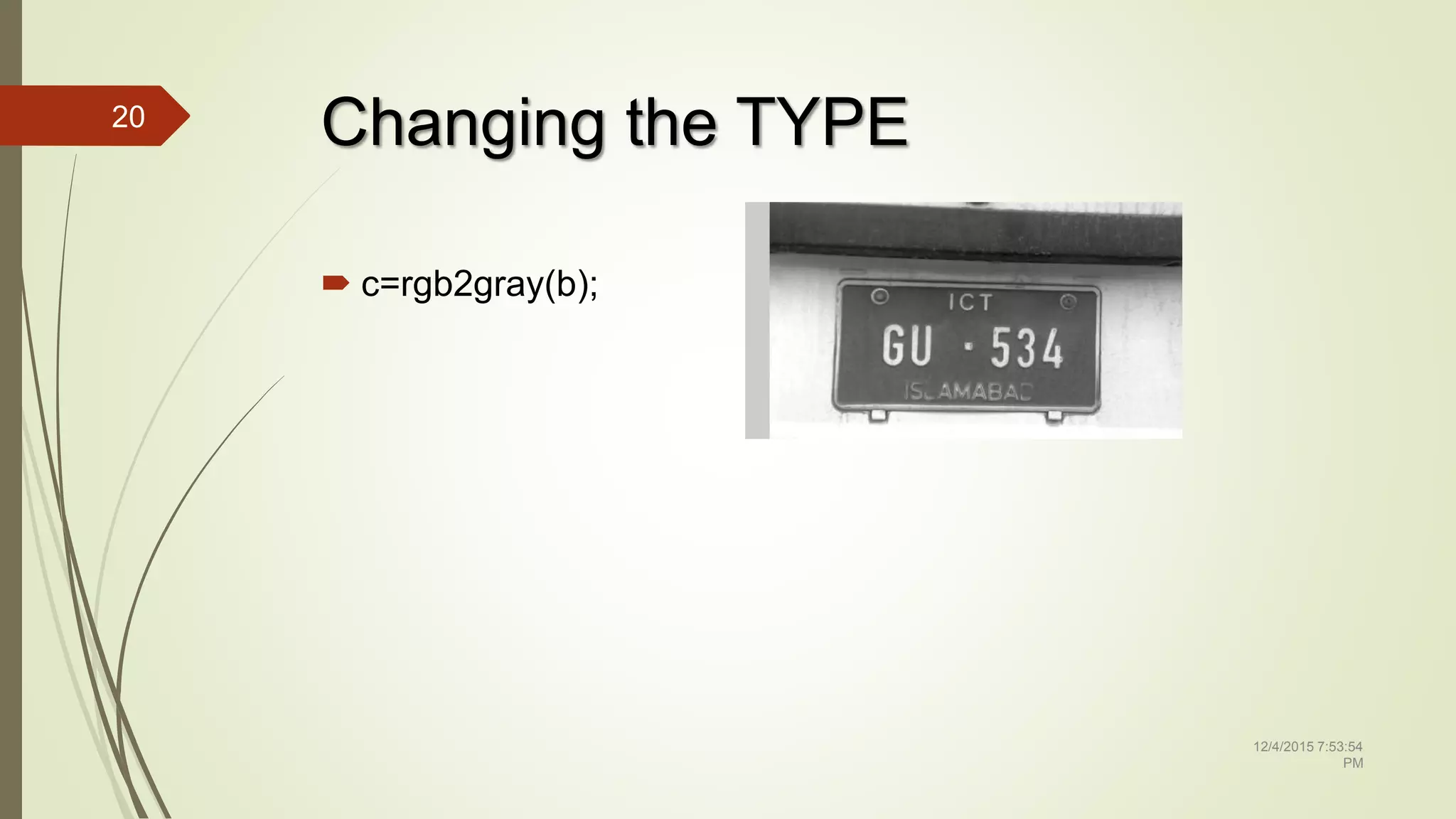 Matlab Based Vehicle Number Plate Identification System Using Ocr Ppt