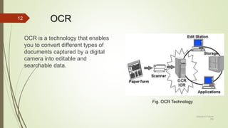 MATLAB Based Vehicle Number Plate Identification System using OCR | PPTX