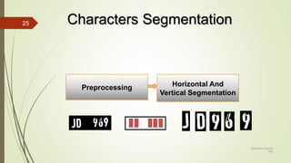MATLAB Based Vehicle Number Plate Identification System using OCR | PPTX