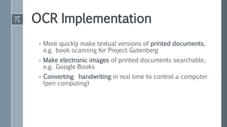 Presentation on OCR | PPTX