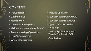 OCR by Abdullah Ahmed Abu Rtima | PPTX
