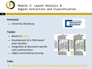 OCR-D: An end-to-end open source OCR framework for historical printed documents | PPT