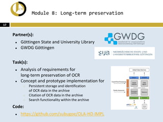 OCR-D: An end-to-end open source OCR framework for historical printed ...