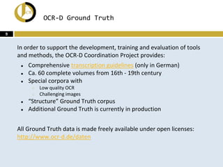 OCR-D: An end-to-end open source OCR framework for historical printed ...