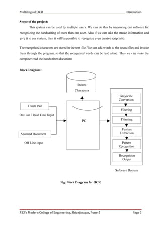 Ocr abstract | DOC | Desktop Publishing | Computer Software and ...