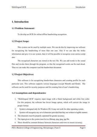 Ocr abstract | DOC | Desktop Publishing | Computer Software and ...