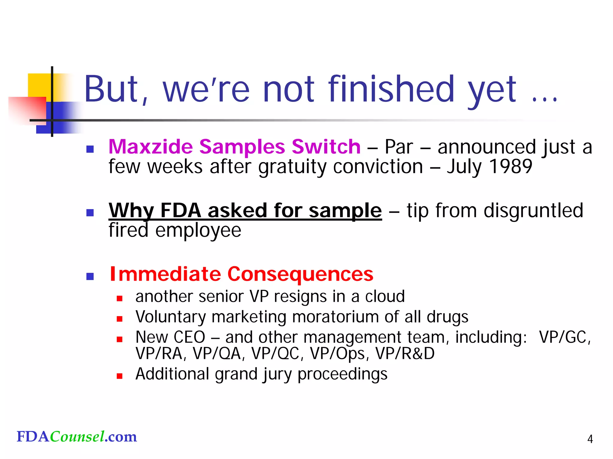 Ethical Challenges and the Generic Drug Scandal – A Brief Retrospective ...