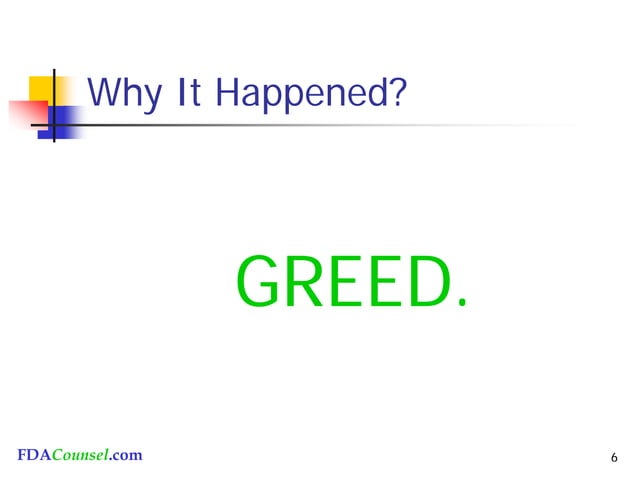 Ethical Challenges and the Generic Drug Scandal – A Brief Retrospective ...