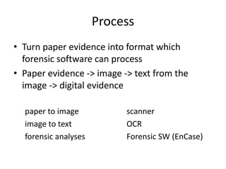 Ocr and EnCase | PDF