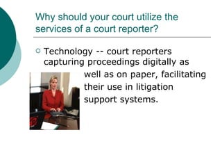Realtime Court Reporters Presentation | PPT