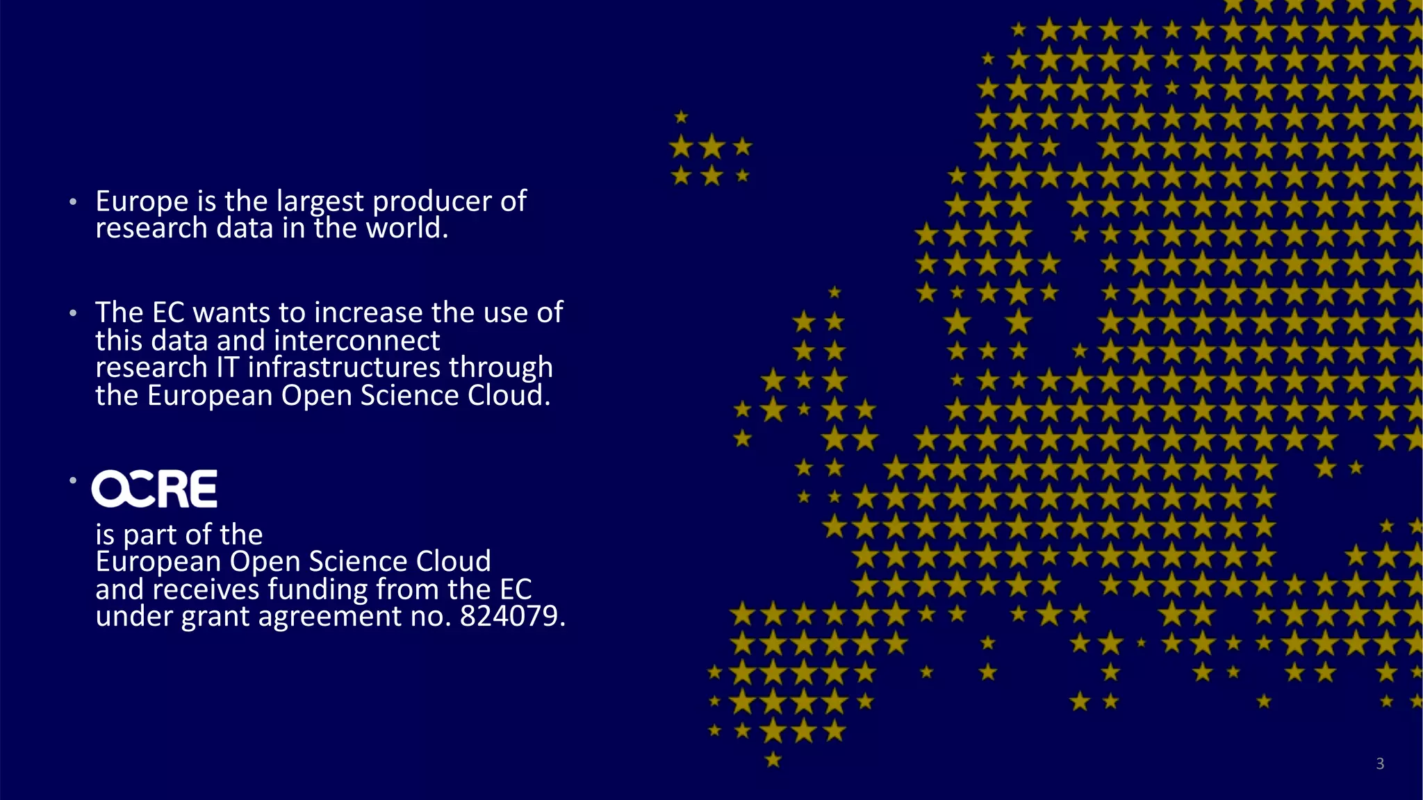 OCRE Project overview by David Heyns, GÉANT | PDF