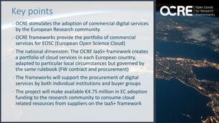 OCRE Project overview by David Heyns, GÉANT | PDF