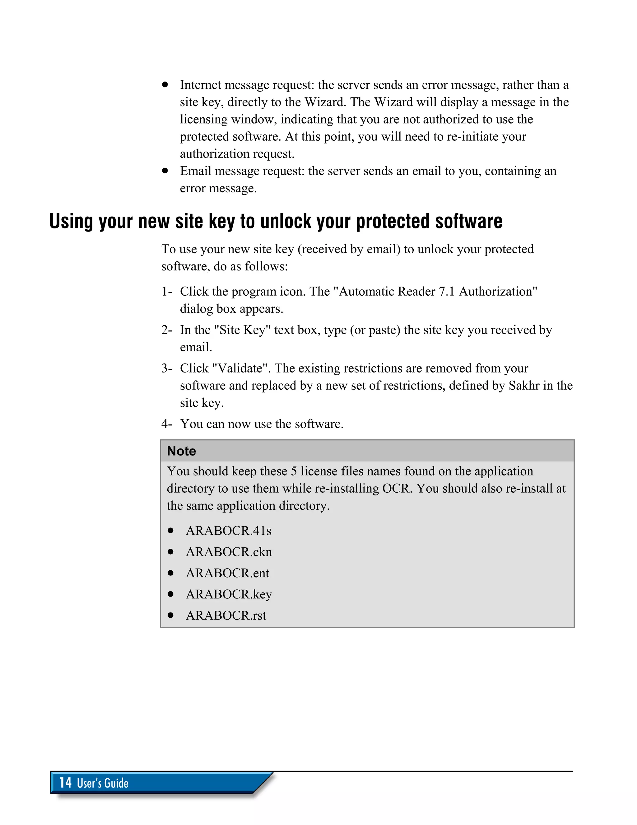 Sakhr Arabic OCR User's Guide | PDF